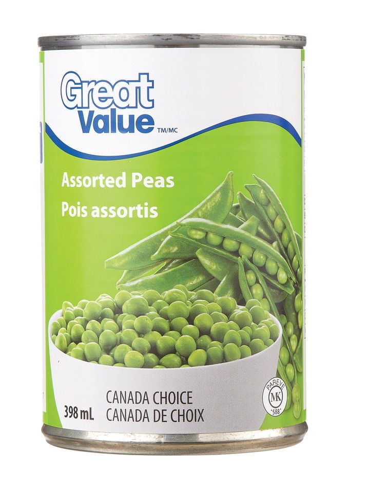 Great Value Assorted Peas, 398 mL - Walmart.ca
