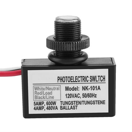 Photoelectric Switch Sensor Switch 120VAC Light Sensor Control ...