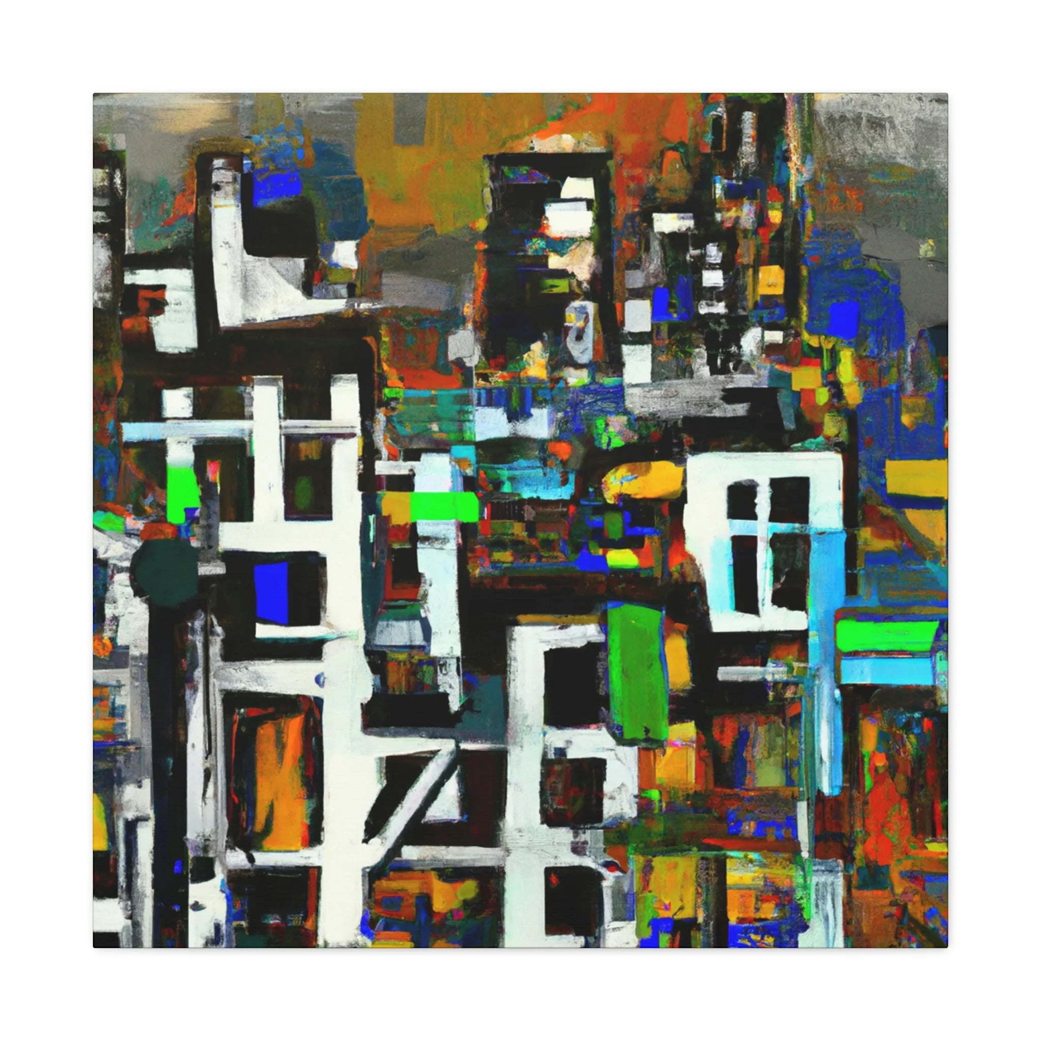 Modern Brutal Artwork - Canvas - Walmart.com