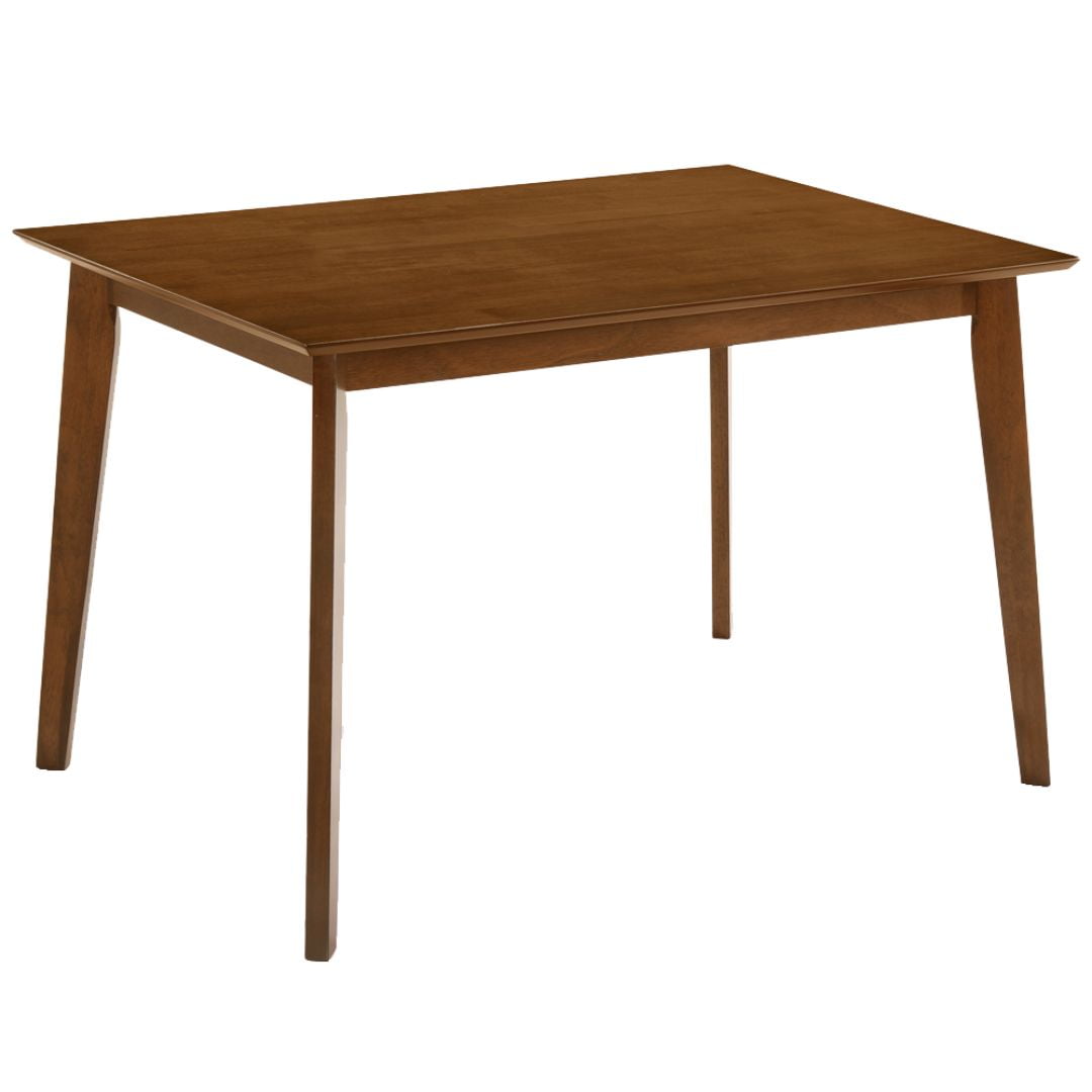 Mesa de Comedor TIAMA en Madera Maciza Color Café – Diseño Minimalista ...