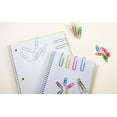 BAZIC Jumbo Paper Clips 50mm, Vinyl-Coated, Assorted Colors, 100 Count ...