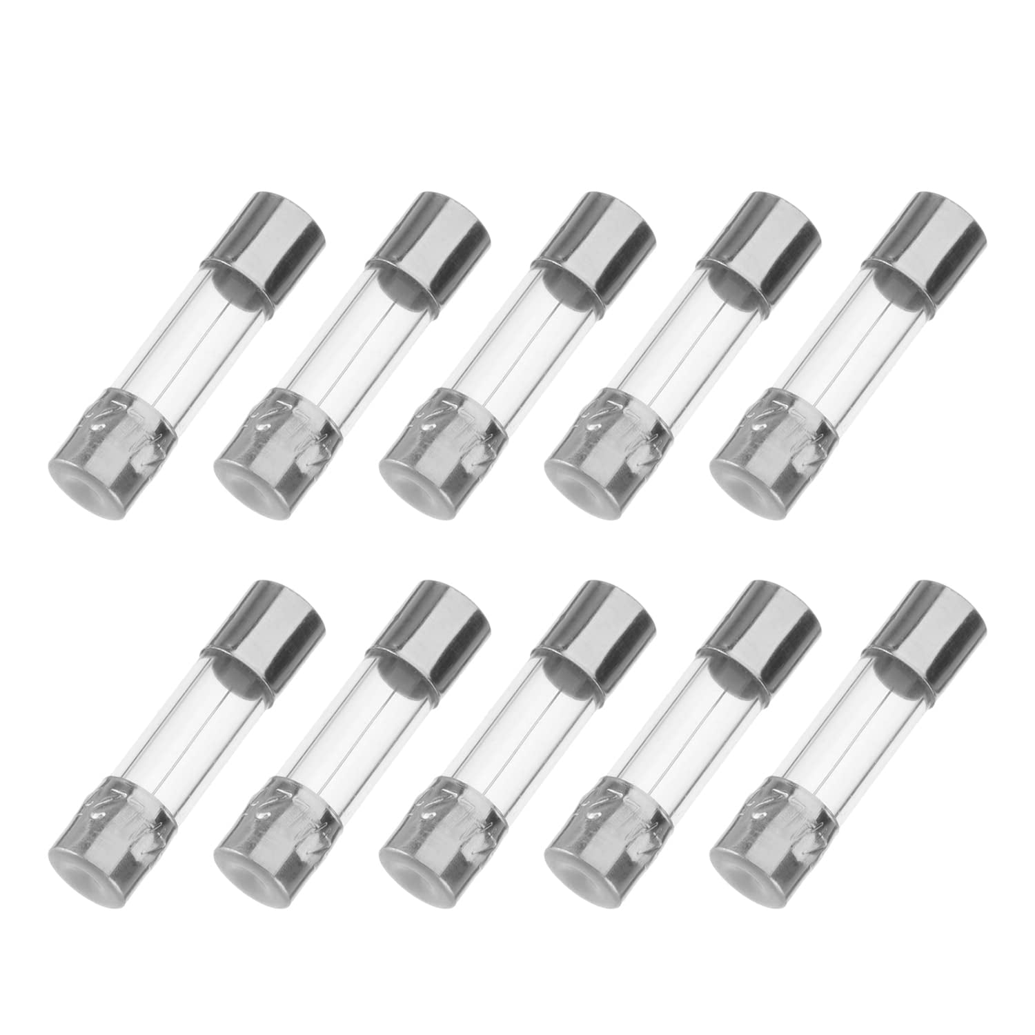 50Pcs 250V 4A Fast Blow Glass Fuse 5mmx20mm Glass Tube Fuse Fast Blow Fuses for Car and Ship ...