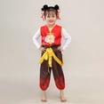 KFSOQE Funny Nezha Costume 6PCS with Headwear Cosplay Holiday Outfit ...