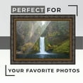 40x25 Frame Black Real Wood Picture Frame Width 2 inches | Interior ...