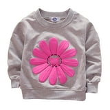 1-4T Toddler Children Baby Girl Sunflower Outfits, Long Sleeve Sweatshirt Tops & Pants Set ...