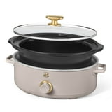 Beautiful 2.5 Qt Dip and Serve Manual Slow Cooker, Porcini Taupe by ...