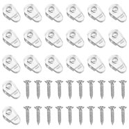 Screen Retainer Clips, for 3/8 in. screen frame, Plastic, Black (4-sets ...