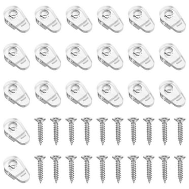 Screen Retainer Clips, for 3/8 in. screen frame, Plastic, Black (4-sets ...