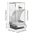 Automatic Bird Feeder for Indoor Use | Transparent Acrylic Cage Feeder ...