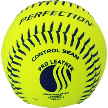 Rawlings USSSA 12 inch Dream Seam High Density Core Leather Softballs ...