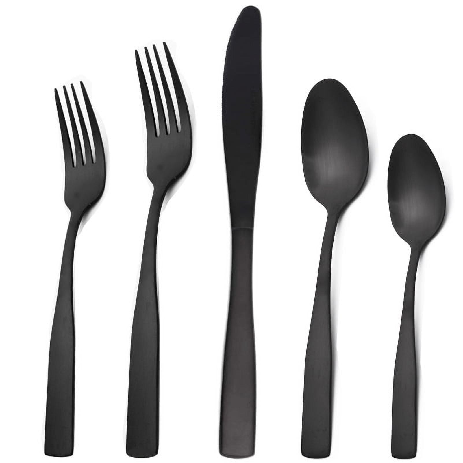Click here for Unbranded 24-Piece Black Sandblasted 430 Stainless... prices