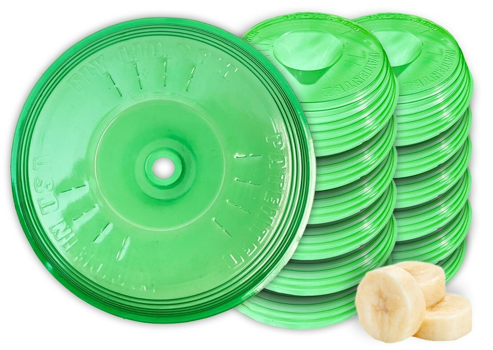 Flaskamite Fly-Lid Traps 12 Pack Reusable Indoor Outdoor Bug Fly ...