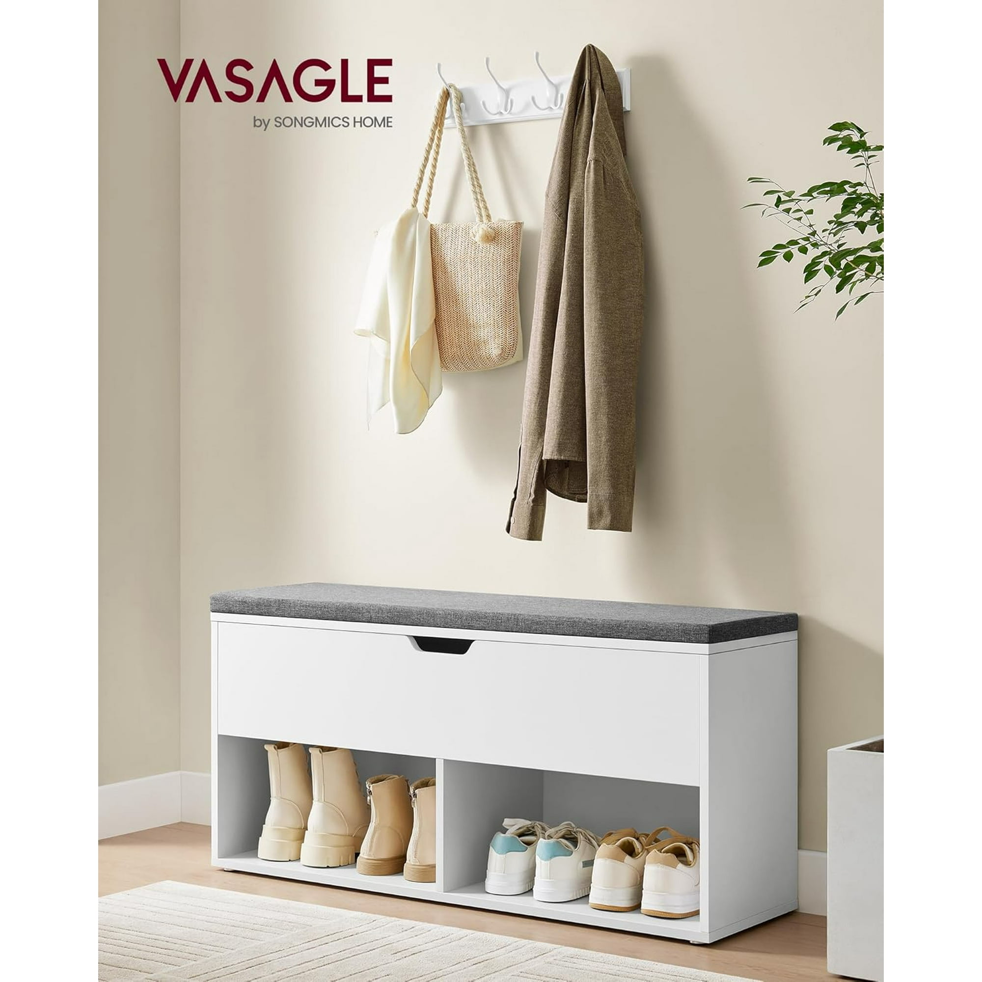 Click here for Vasagle Shoe Bench  Storage Bench With Compartment... prices