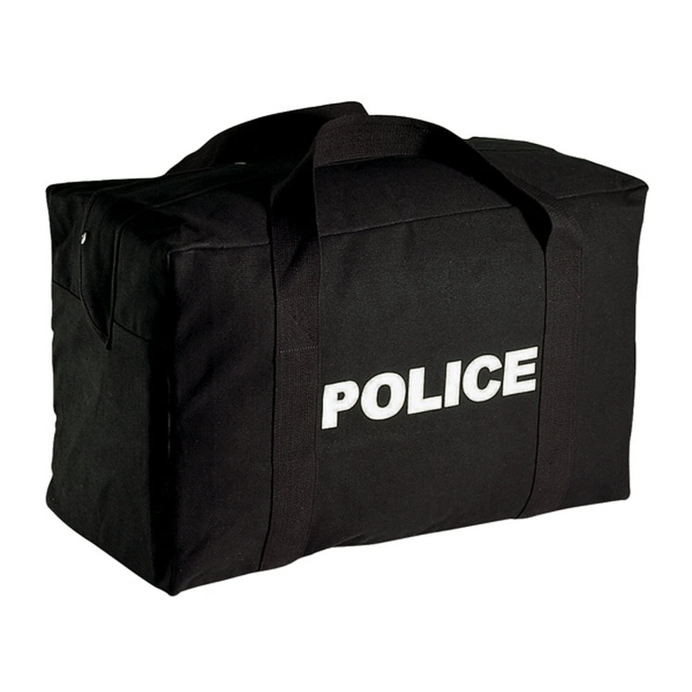 Rothco Black Canvas Large Police Bag - 8116 - Walmart.com - Walmart.com