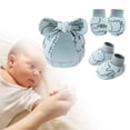 1 Set Baby Hat Mittens Foot Covers Set Soft & Breathable Cotton Fabric ...