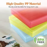 Lifewit 4x6 Photo Case, 18 Inner Photo Keeper, Multicolor Plastic ...