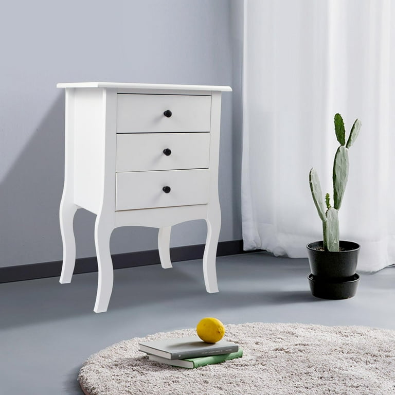 Curved leg nightstand store