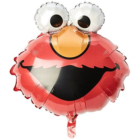 Anagram International 20" Elmo Head Packaged Party Balloon, Multicolor ...