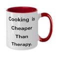 Best Cooking Gifts, Cooking is Cheaper Than Therapy, Useful Birthday ...