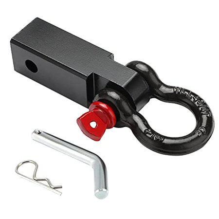 BETOOLL HW9113 2-Inch Shackle Tow Hitch Receiver Compatible with Jeep ...