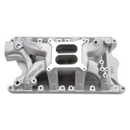 Edelbrock 3706 Performer Series Intake Manifold; Satin Finish; Idle ...