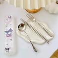 Sanrio Tableware Set Spoon Fork Chopstick Cutlery Sets Kawaii Anime ...