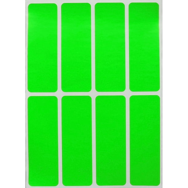 Royal Green Color-Coding Stickers 3x1 for Labeling and Inventory Neon ...