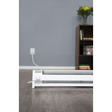 Cadet 49in. Plug-in Electric Baseboard Heater with Thermostat, 120V ...