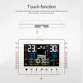 Multifunction Weather Station Alarm Clock Thermometer Hygrometer Touch ...