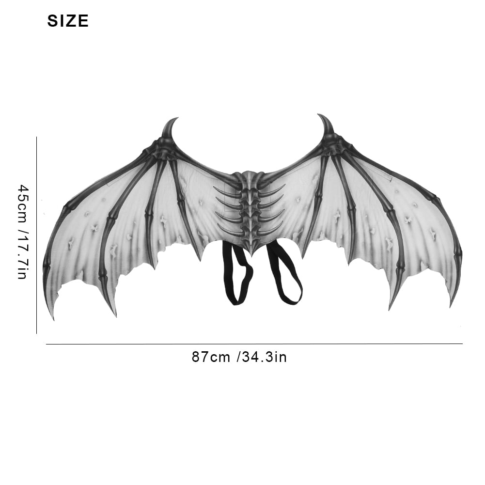 Real Bat Wings Folded