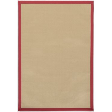 Linon Home Decor Faux Sisal Area Rug or Runner Collection, Natural and ...