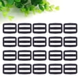 IMIKEYA 20Pcs Plastic Cord Locks for Drawstring Tightening Black Single ...