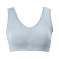 Womens Bra Full Support Push Up Sports Full Coverage Soft Underwear for ...