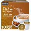 Café Escapes, Chai Latte K-Cup Coffee Pods, 10 Count - Walmart.com