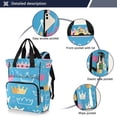 Iauyy Diaper Bag Backpack, 15L Large Capacity Diaper Bag Tote, Nylon ...