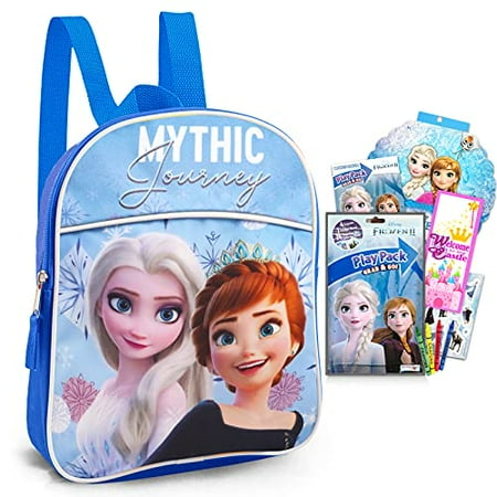 Walt Disney Studio Frozen MINI Backpack For Girls, Kids ~ 4 Pc Bundle ...