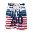 BRANROY 4th of July Shorts for Men - Casual Drawstring Waist Elastic ...
