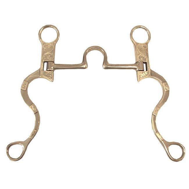 Coronet Curb English Port with Cu Inlay Bit 5" with 8 1/2" Cheek ...