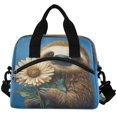 ALAZA Sloth Sunflower Insulated Lunch Box Large Reusable Cooler Bag ...
