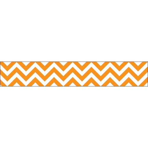Orange Chevron Border
