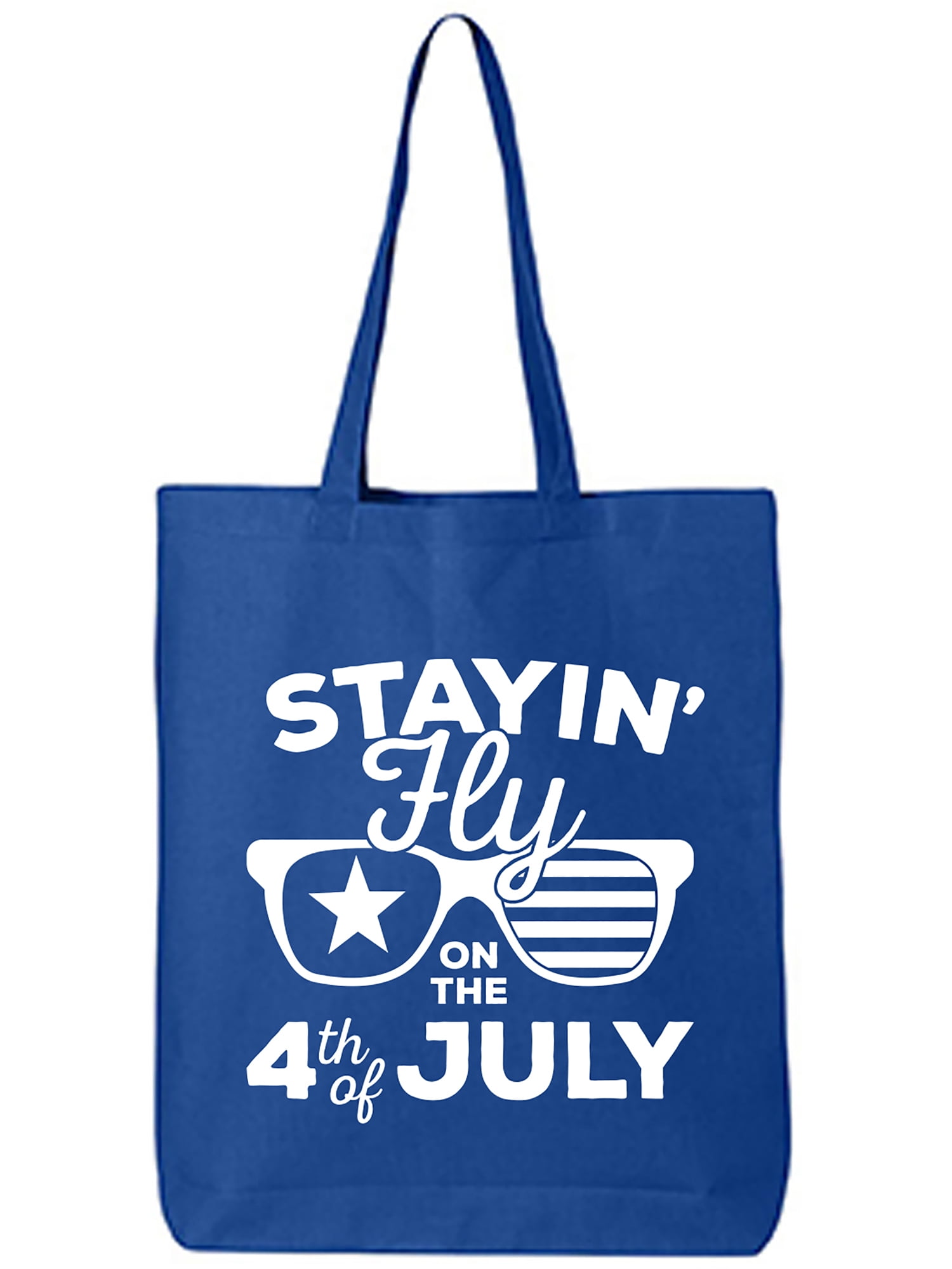 Staying Fly On The 4th Of July Cotton Canvas Tote Bag - Walmart.com