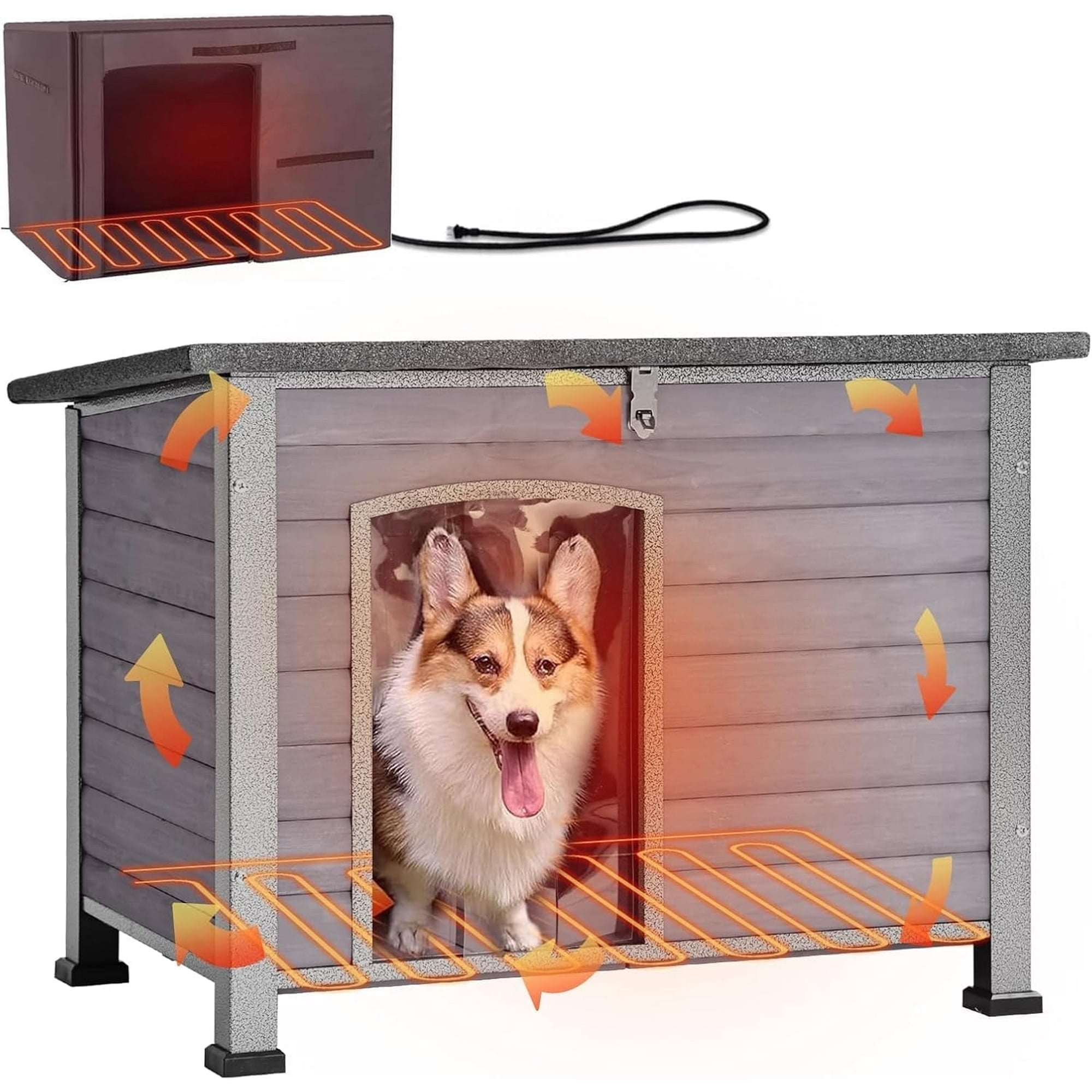 Click here for Aivituvin Heated Outdoor Dog House With Heating Pa... prices
