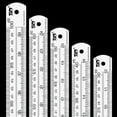 Stainless Steel Metal Ruler with Inch and Centimeters Metal Ruler 6 ...
