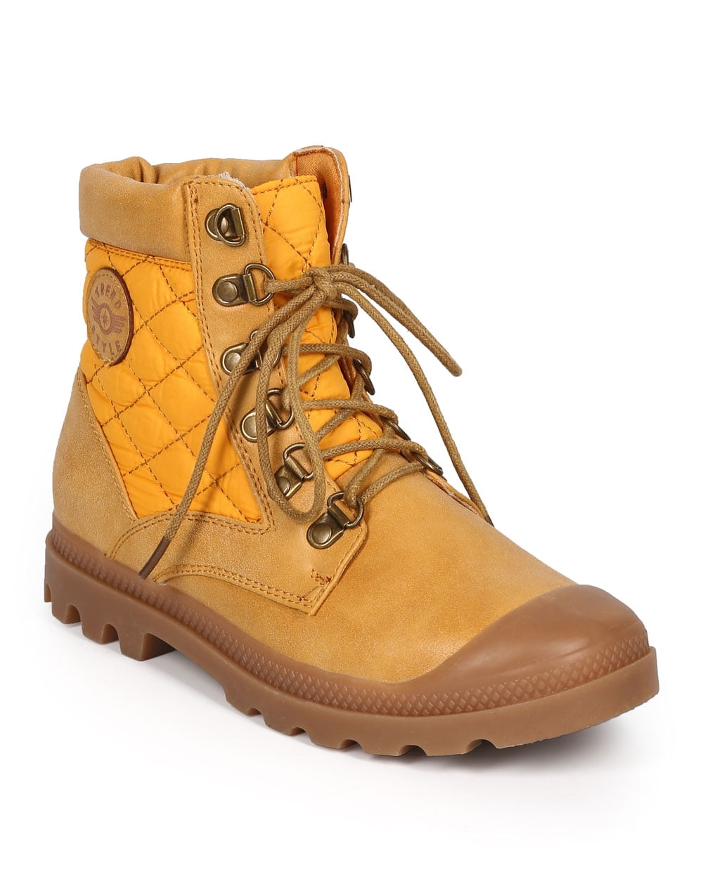 New Women Nature Breeze Echo-01 Leatherette Quilted Cap Toe Lace Up ...