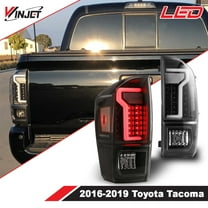 Winjet LED Black and Clear Lens Glow Bar Running Tail Lights for 2016 ...