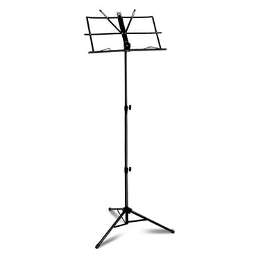 Music stand, 2 in 1 Dual-Use Folding Sheet Music Stand & Desktop Book ...