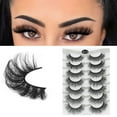 False Eyelashes Lashes 5 Pairs Soft Lashes 3d 6d Volume Eyelashes Packs Profusion 12d Extensions