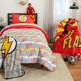 The Flash Kids 4 Piece Classic Comic Red Gray Yellow Reversible ...