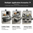 Guyii 3 in-1 Multi-Function Coffee Table, Lift Top Dining Table with 4 ...