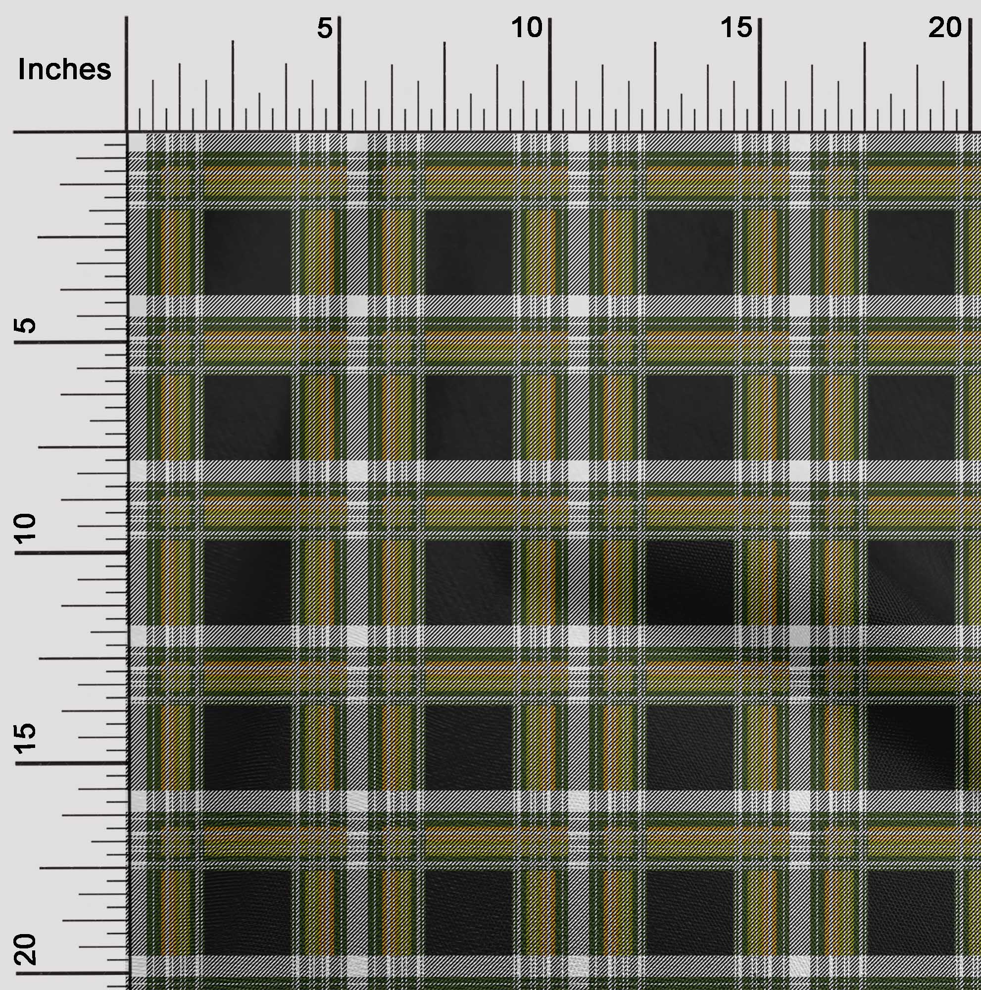 oneOone Cotton Poplin Fabric Tartan Check Print Fabric By The Yard 42 ...